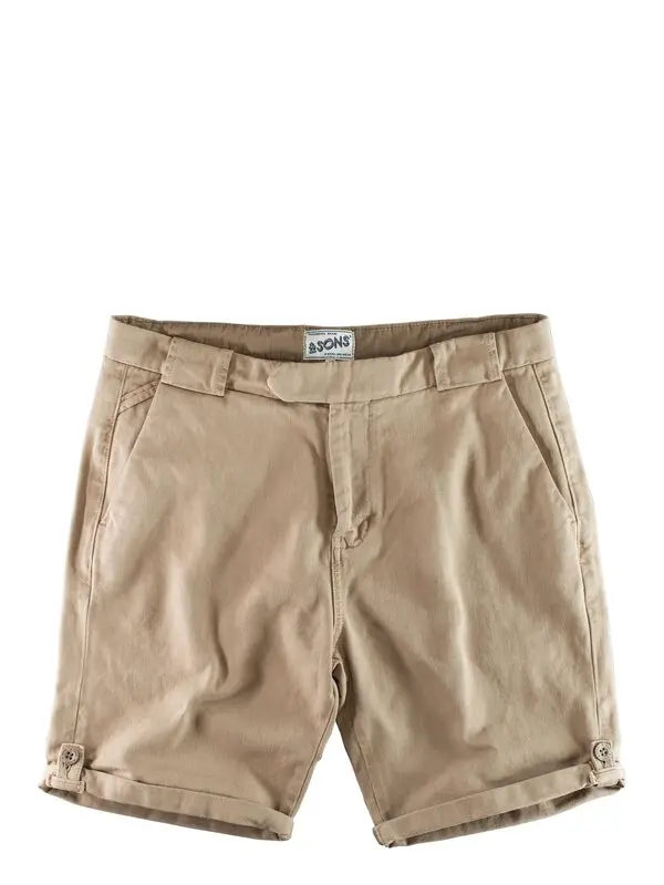 &SONS TRADING CO Virgil Chino Shorts - Brown