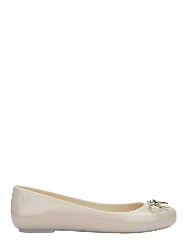 Melissa Sweet Love Chrome Ballet Flat - Beige/yellow