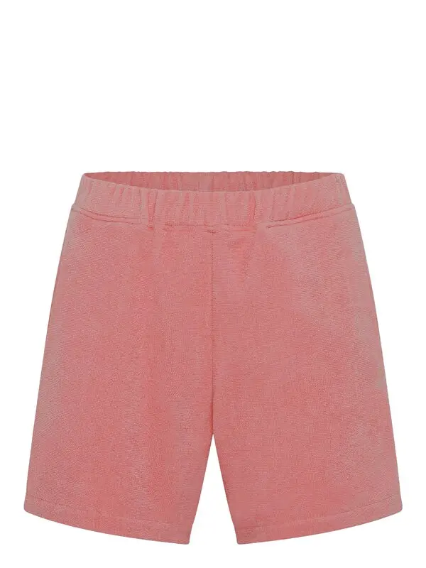 LITTLE MARINER Dusty Rose Terry Shorts - Pink
