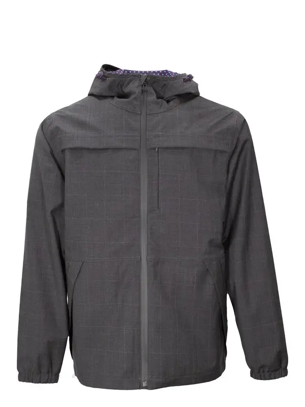 LORDS OF HARLECH Luca Tech Jacket - Black/grey