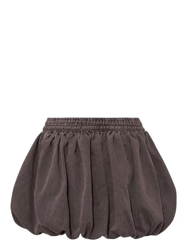 CÓTIER DENIM Vella Balloon Skirt - Brown