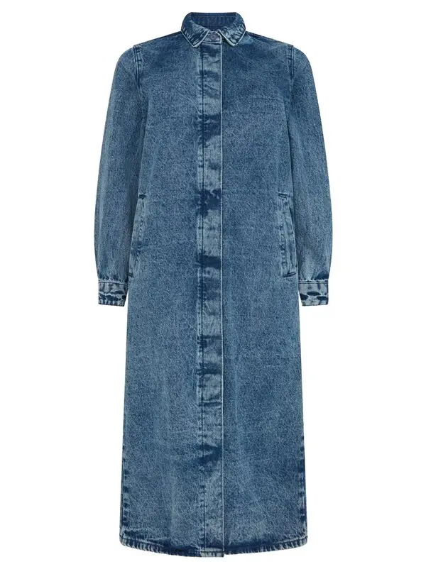 HAY LIFE Denim Shacket - Blue
