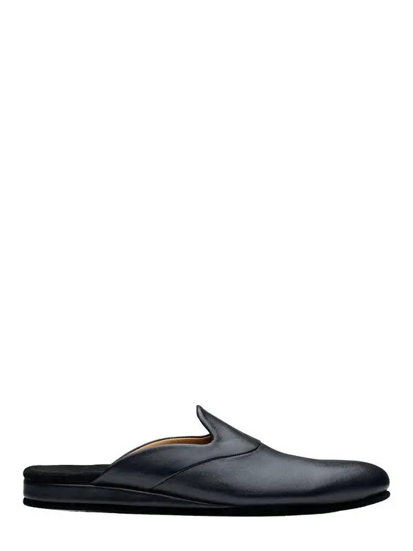 MARIANO SHOES Calf Slipper - Black