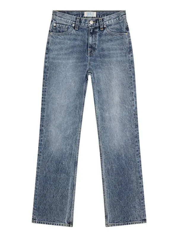 LK BLUE Bel Air Bootcut Velvet Jeans - Blue
