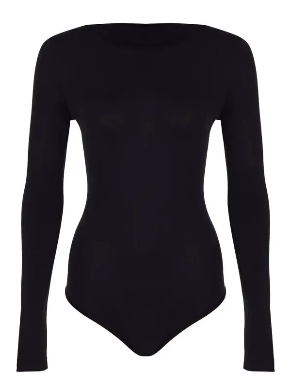 HERFETCH Boat Neck Bodysuit - Black