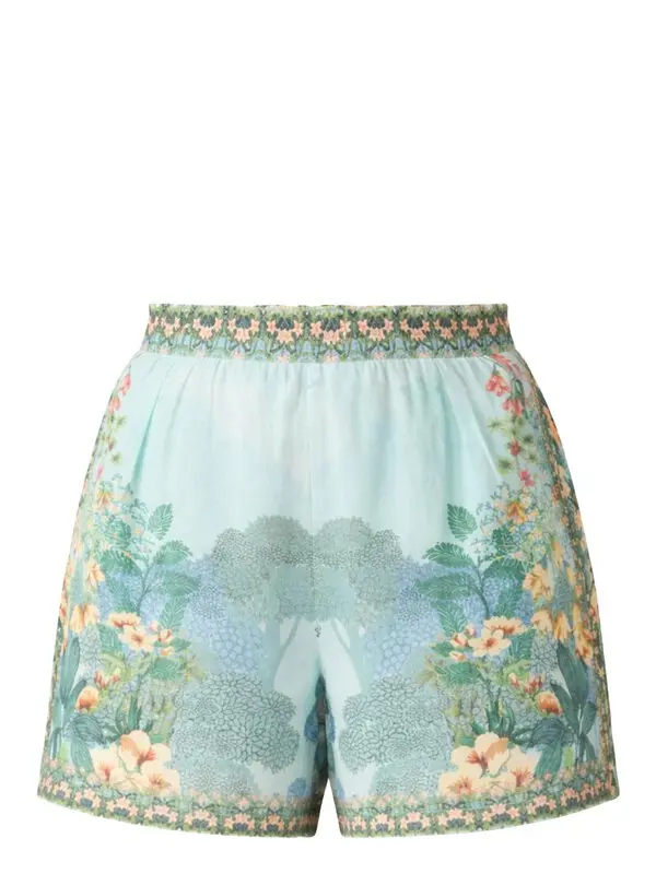 RAISHMA Tracy Viscose Shorts - Blue