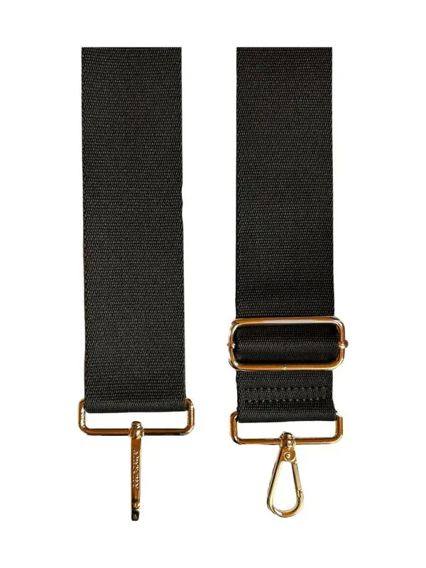 APATCHY LONDON Woven Bag Strap With Gold Tone Hardware - Yellow