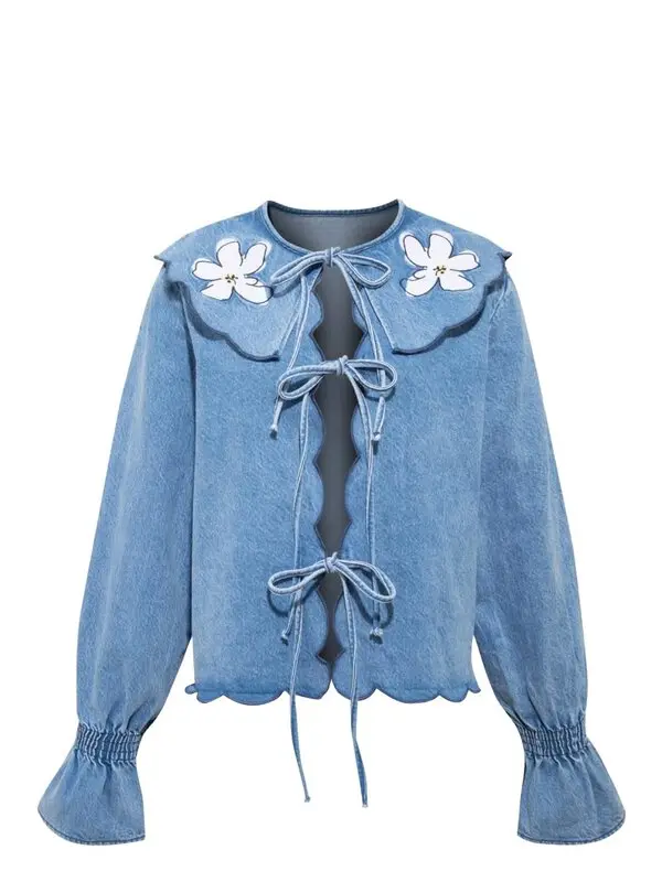 CÓTIER DENIM Aster Denim Shirt - Blue