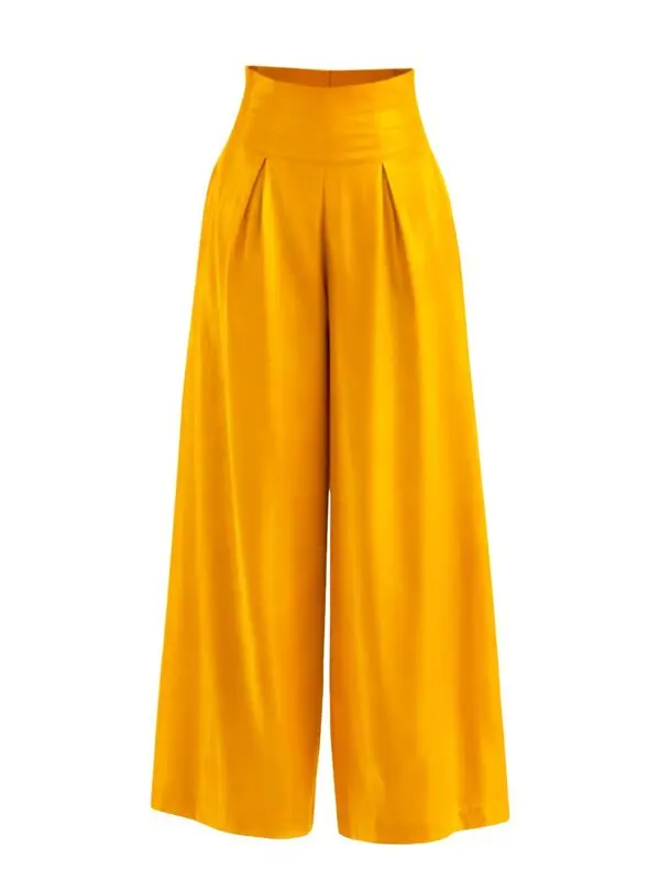 LUMINA ELIGMA The Palazzo Pants - Yellow