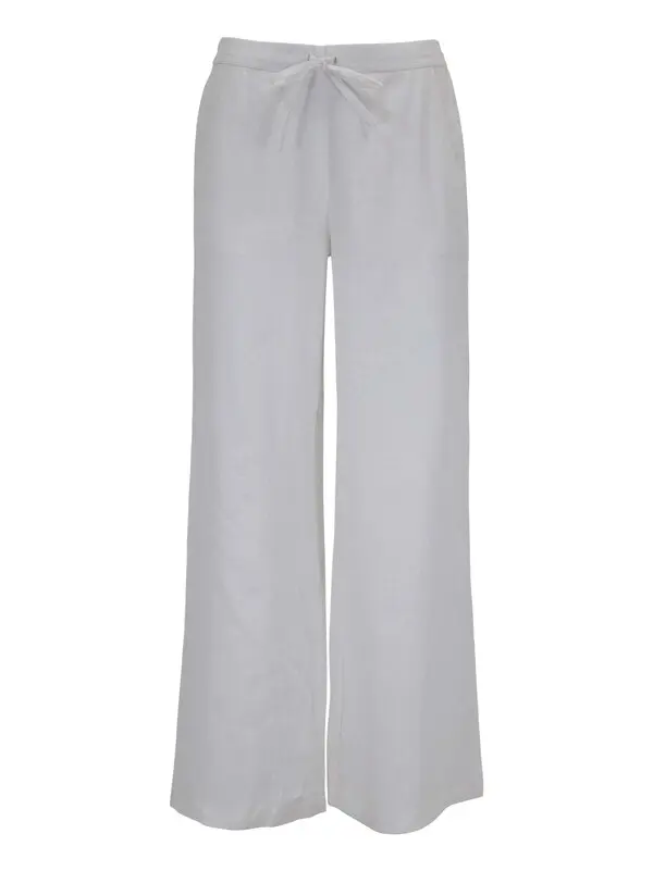 LORDS OF HARLECH Lillian Wide-leg Linen Pant - White