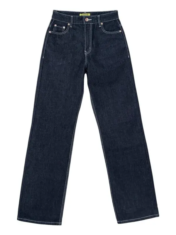 DIN & DEEN Loose Fit Indigo Jeans - Blue