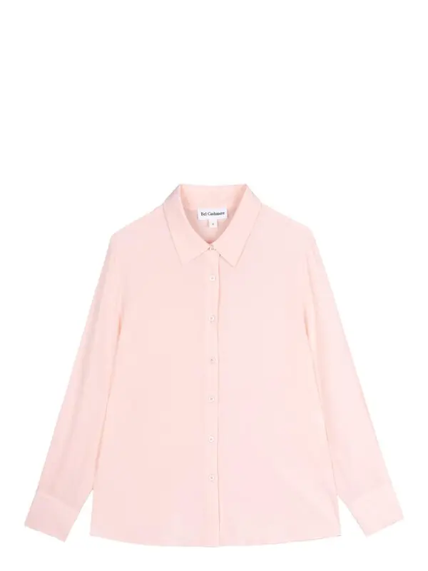BEL CASHMERE Bianca Silk Shirt - Pink