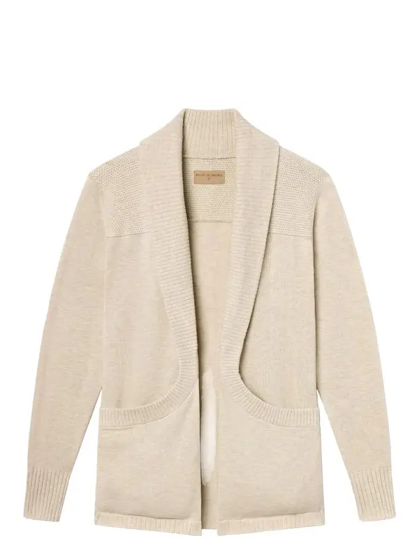 WESTON JON BOUCHER Hemingway Slim Fit Cardigan - White