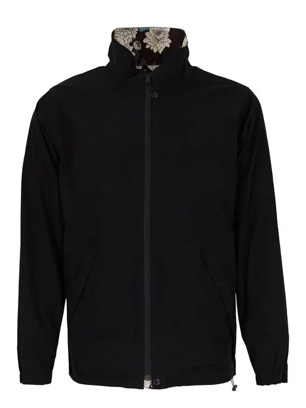 LORDS OF HARLECH Pascali Serious Floral Reversible Performance Jacket - Black