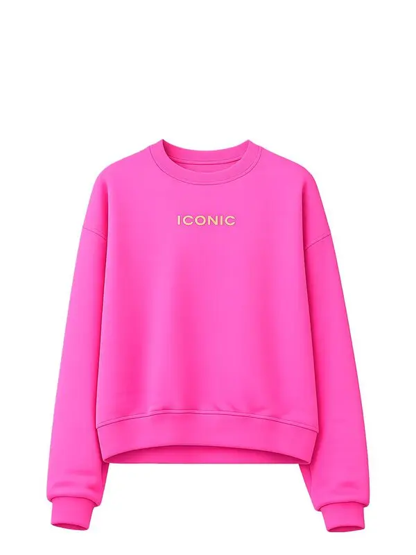 TANTRA SPAIN SL Sweatshirt With Fluorescent Text - Pink