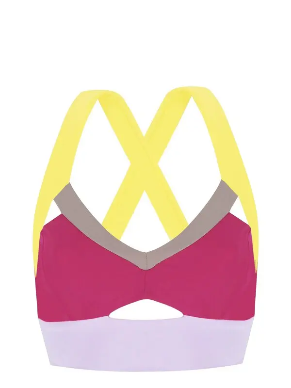 YORSTRULY Mady Bra Pink & Purple - Yellow