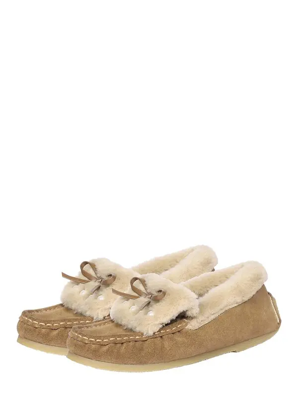 JELAVU Moscow Moccasin Slippers - Brown