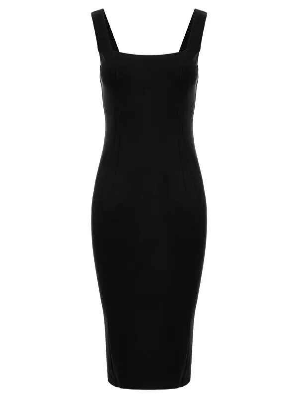 ROSERRY Kensington Sleeveless Midi Dress - Black