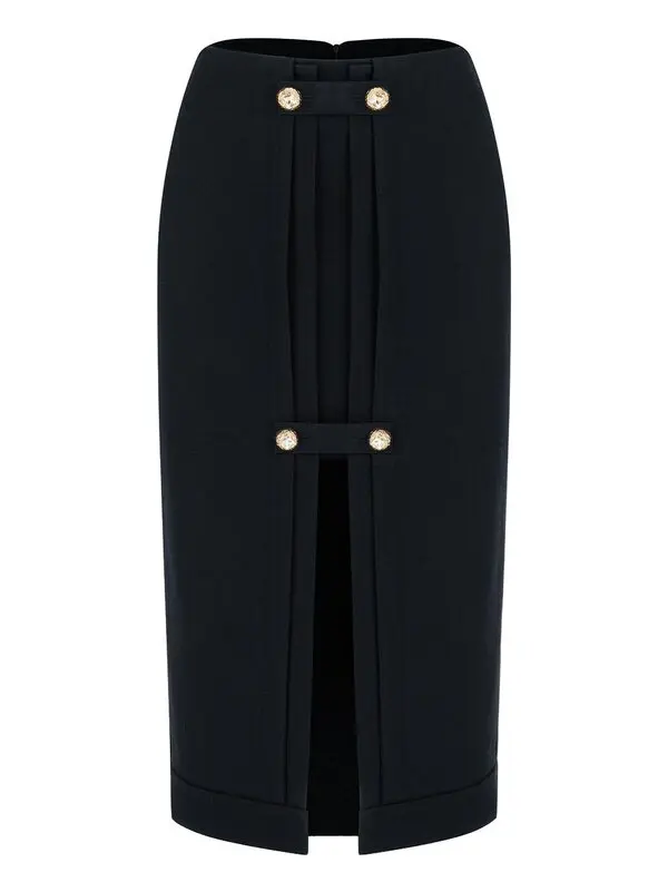 SAINT ONES Lucida Pencil Skirt - Black