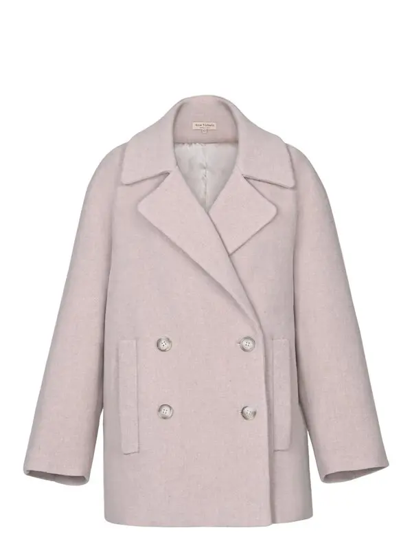 ANSE VICTORIN Blair Wool Coat - Grey
