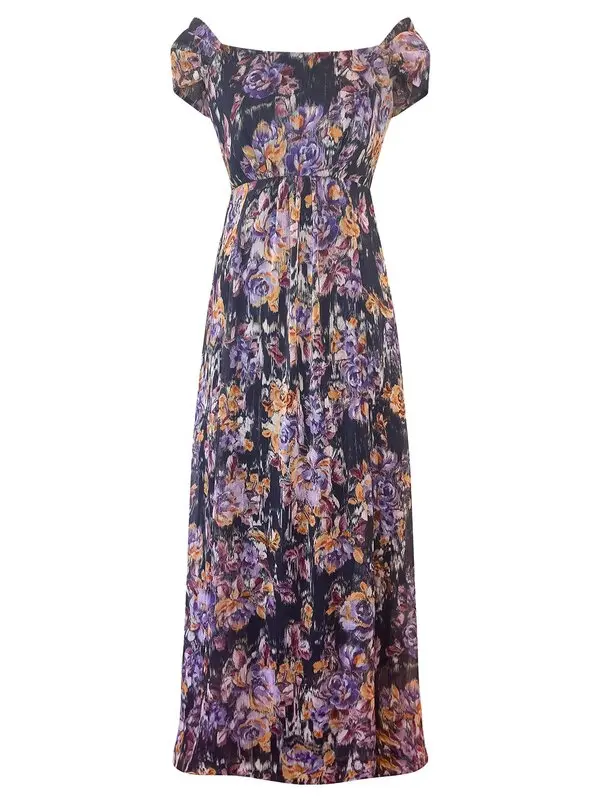 ALIE STREET LONDON Florence Maxi Dress - Purple