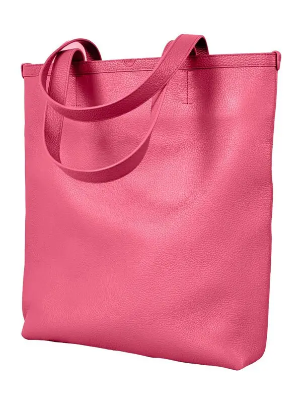 GODI. The Ivy Handmade Leather Tote Bag - Rose Gold