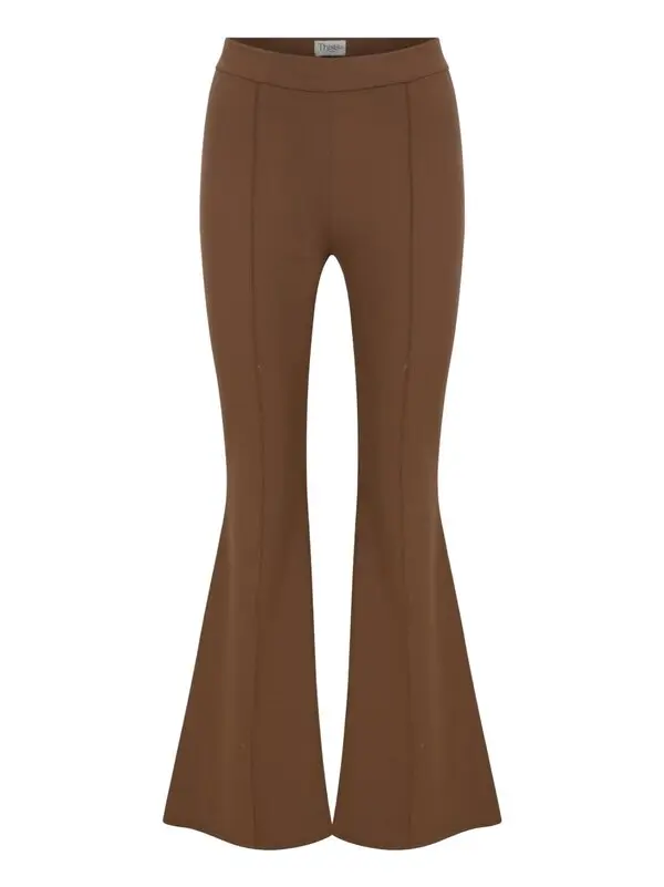 THISISU COLLECTION Wide Leg Pants - Brown