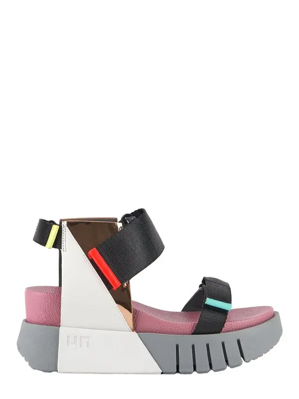 United Nude Delta Run Sandals - Grey/black