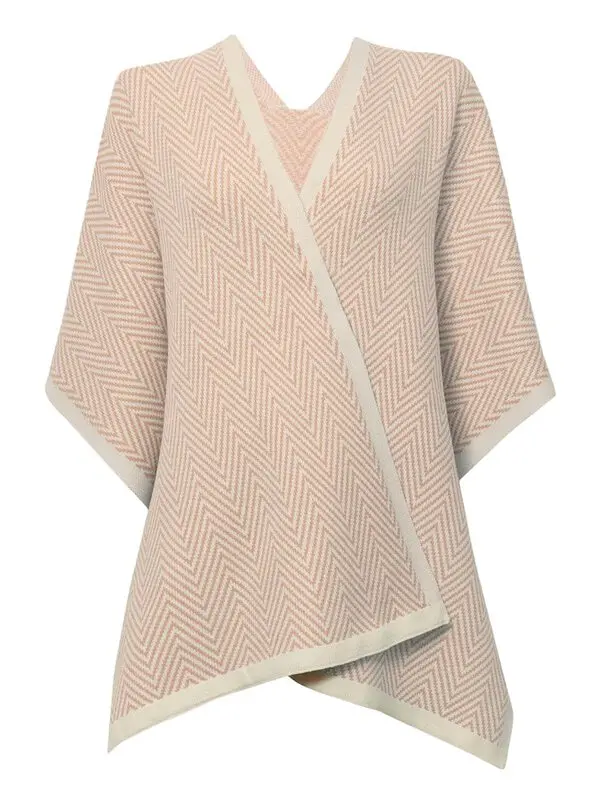 JAMES LAKELAND Chevron Knit Wrap - Pink