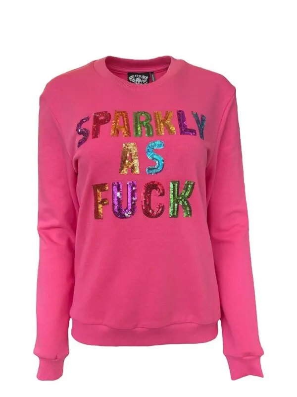 ANY OLD IRON Sequin Embellished Sweatshirt - Purple