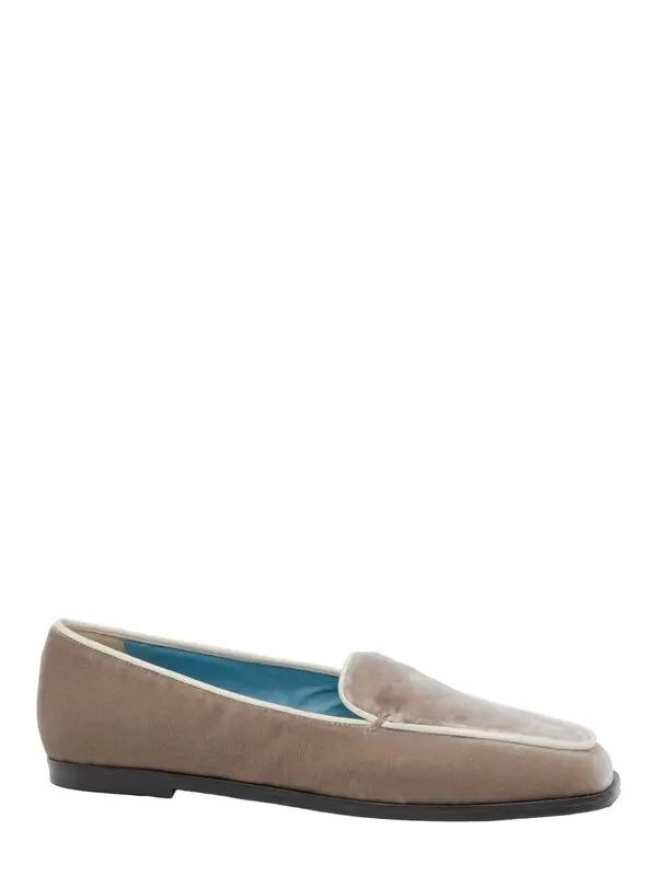 VALENTINA RANGONI Brillante Velvet Loafer - Black