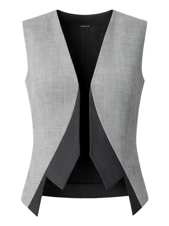 LUMINA ELIGMA Collar-elle Vest - Black/grey