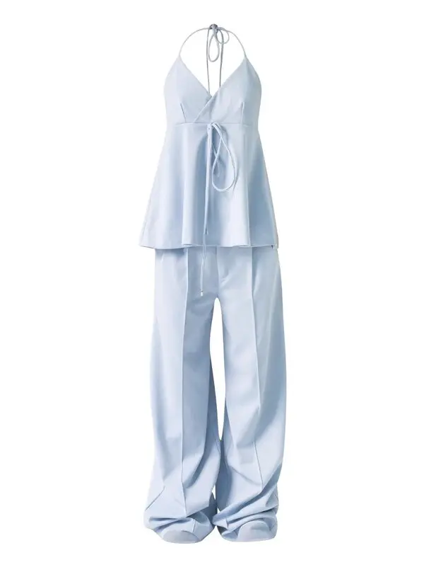 ENXHALINE Top And Pants Set - Blue