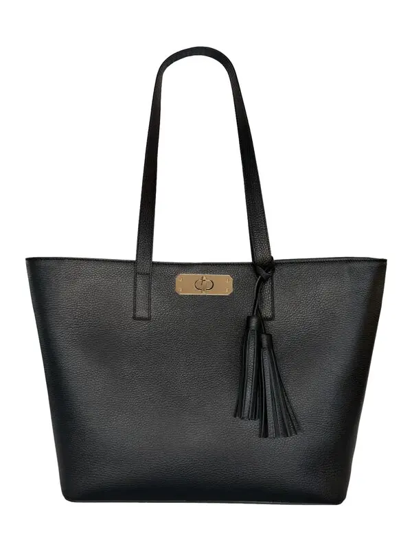 APATCHY LONDON Leather Shoulder Bag - Black