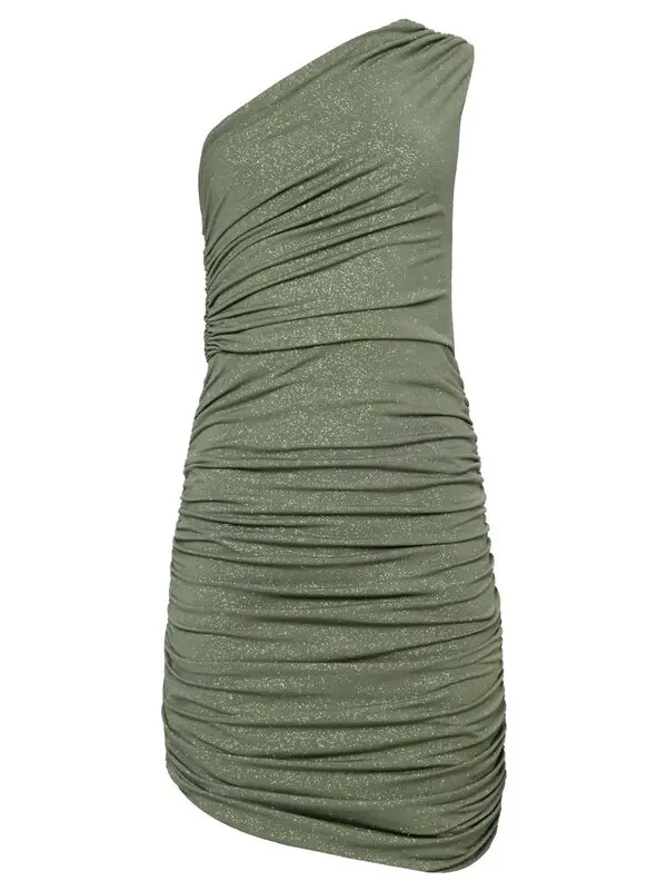 FOREVER YOUNG THE LABEL Adriana Glitter Mini Dress - Green