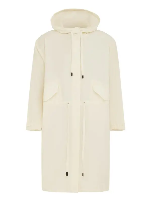 THEANIMALS Logo Light Coat - White