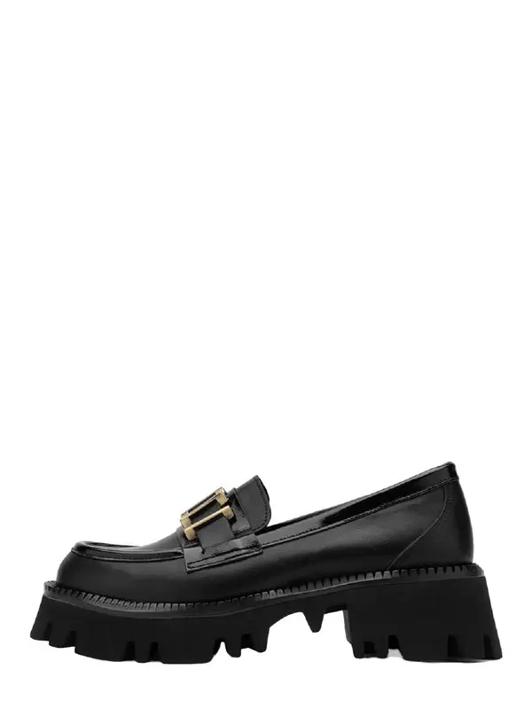 ILVI Anto Patent Leather Loafer - Black