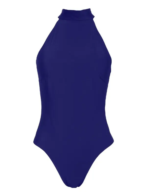 Rêve De Rive Juliette High-neck One-piece - Blue