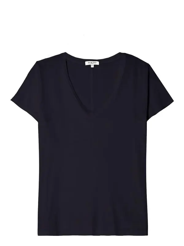 NOEND Supima Cotton V-neck Tee - Black