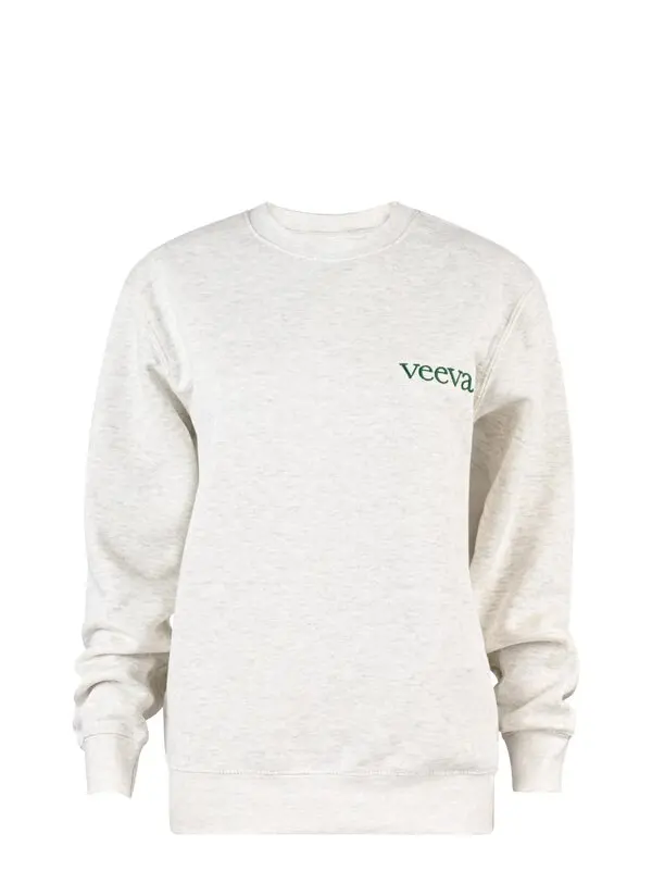 VEEVA Crewneck Sweatshirt - Grey