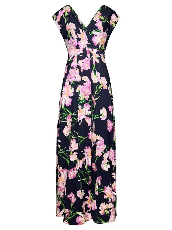 ALIE STREET LONDON Sophia Maxi Dress - Blue/pink