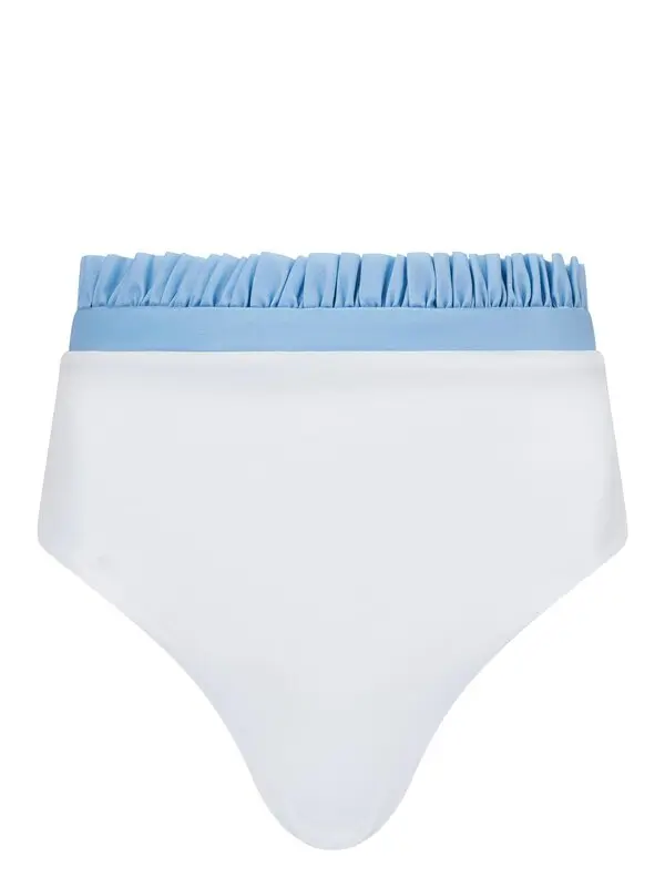 LULA-RU Lilah High Waisted Bottoms - White
