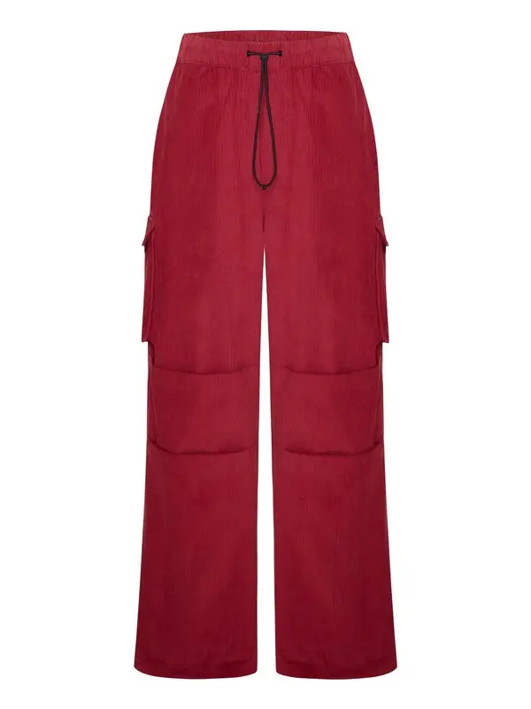 PCFG Pure Cotton Your Itch Cargo Pant - Red