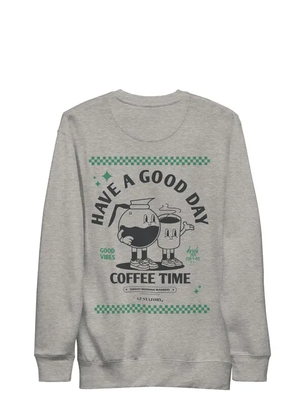 ANCHOR & CREW X Gustatory Embroidered Sweatshirt - Grey