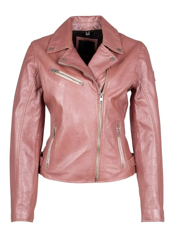 Mauritius Sofia Rf Leather Jacket - Pink