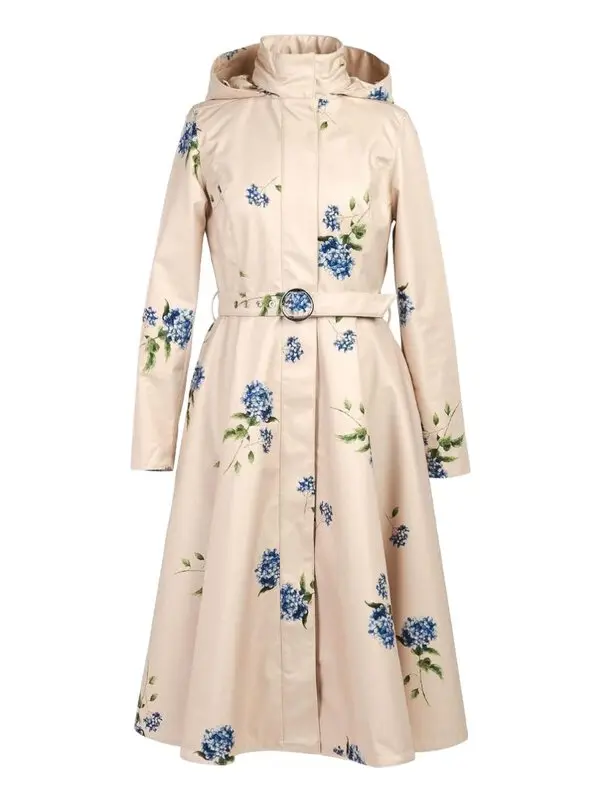 RAINSISTERS Fit And Flare Coat - Beige