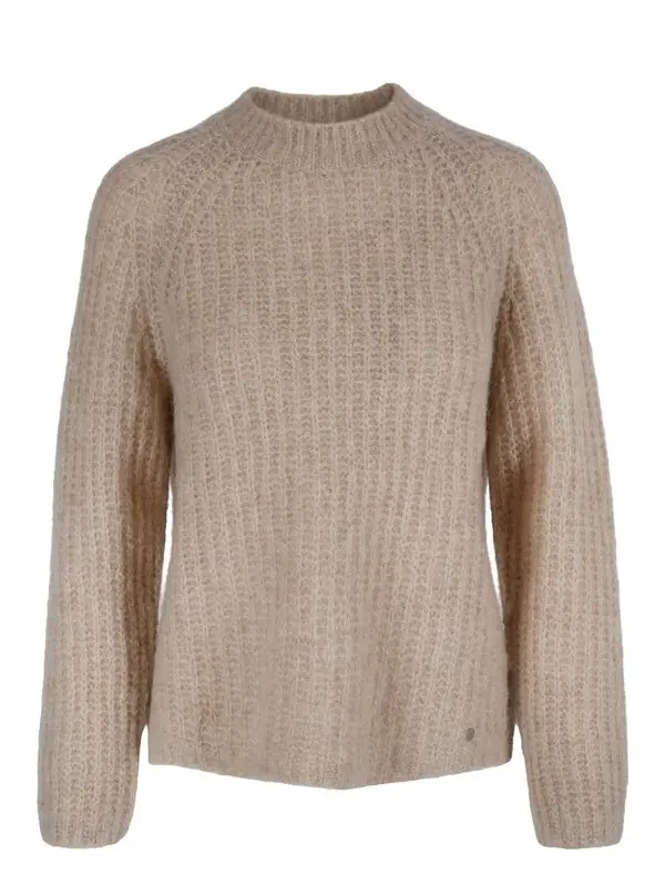 TIRILLM Anna Rib Knitted Pullover - Beige