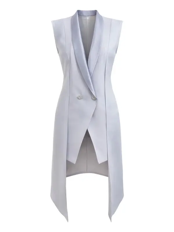 LUMINA ELIGMA The Glider Blazer Dress - Grey