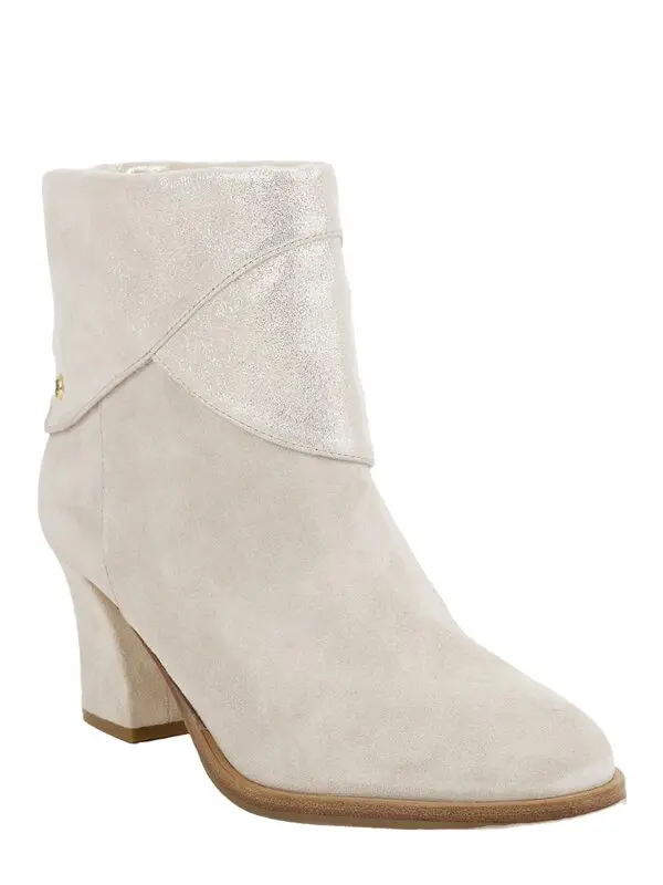 MOON D'ELLE Doppietto Ankle Boots - Silver/white