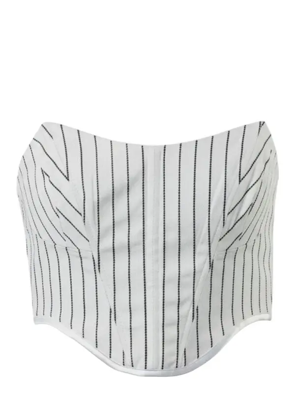 THE COOLGIRL NYC Kiana Striped Top - Black/white